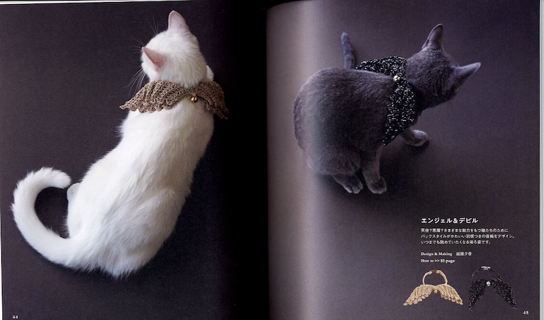Crochet Cat's Collars Japanese Craft Book | Etsy