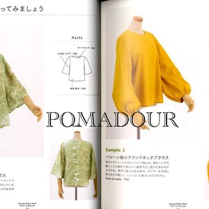 Sewing Pattern Book Shirt and Blouse Japanese Craft Pattern Book - Etsy