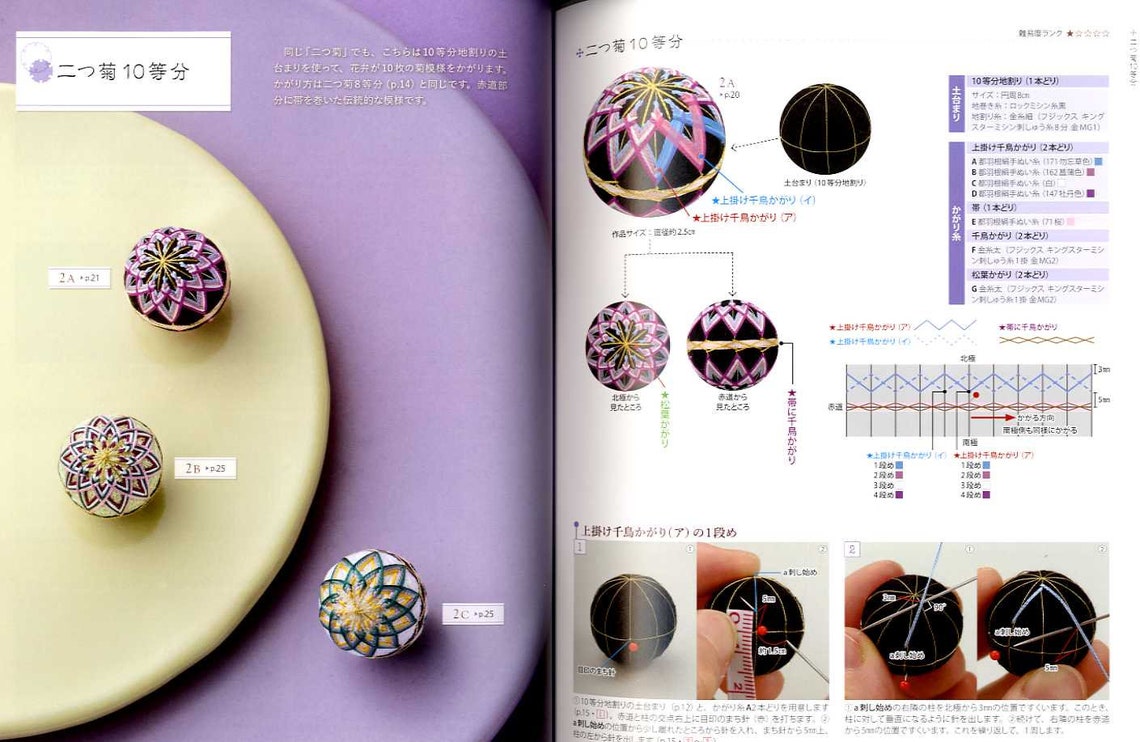 My First Small Temari Balls Japanese Craft Book - Etsy