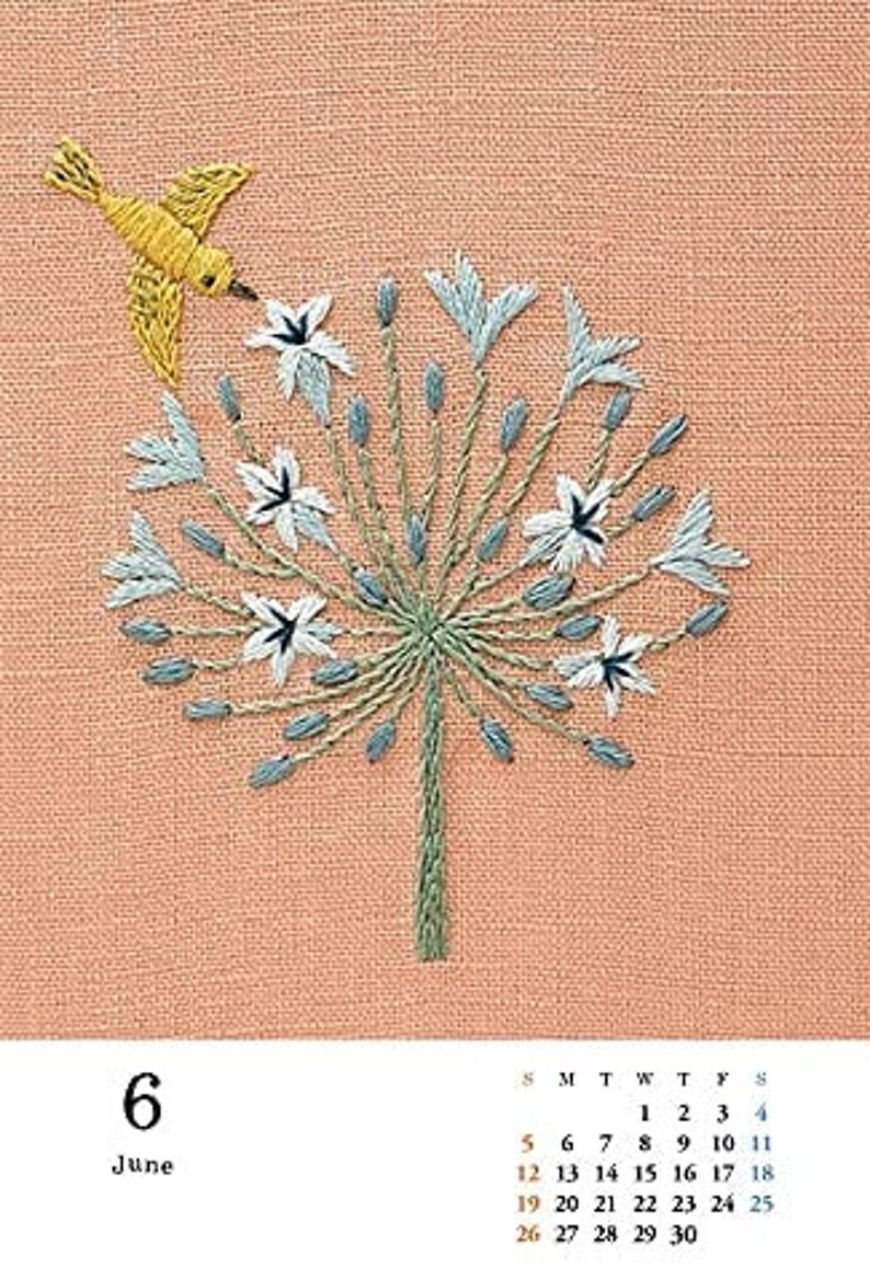 Alice Makabe 2022 Calender Japanese Patterns - Etsy UK