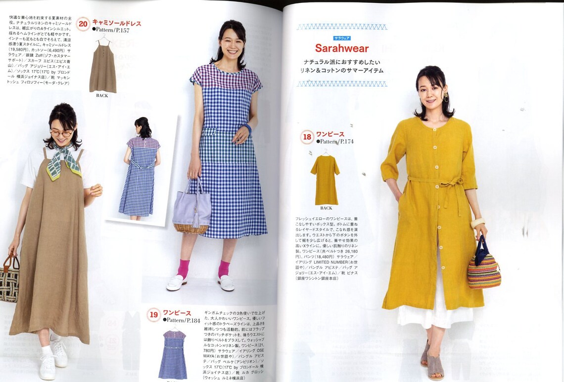 MRS STYLEBOOK 2022 High Summer Japanese Dress Making Book - Etsy