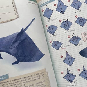 Real Origami Creatures in Water - Japanese Craft Book - Etsy