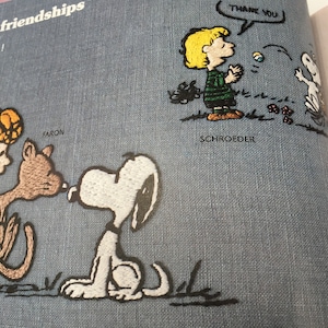 Snoopy, Peanuts and Friends With a Variety of Facial Expression ...
