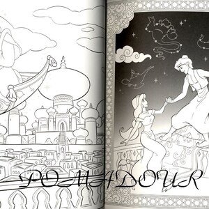 Disney's Shiny Coloring Lesson Book Japanese Coloring - Etsy