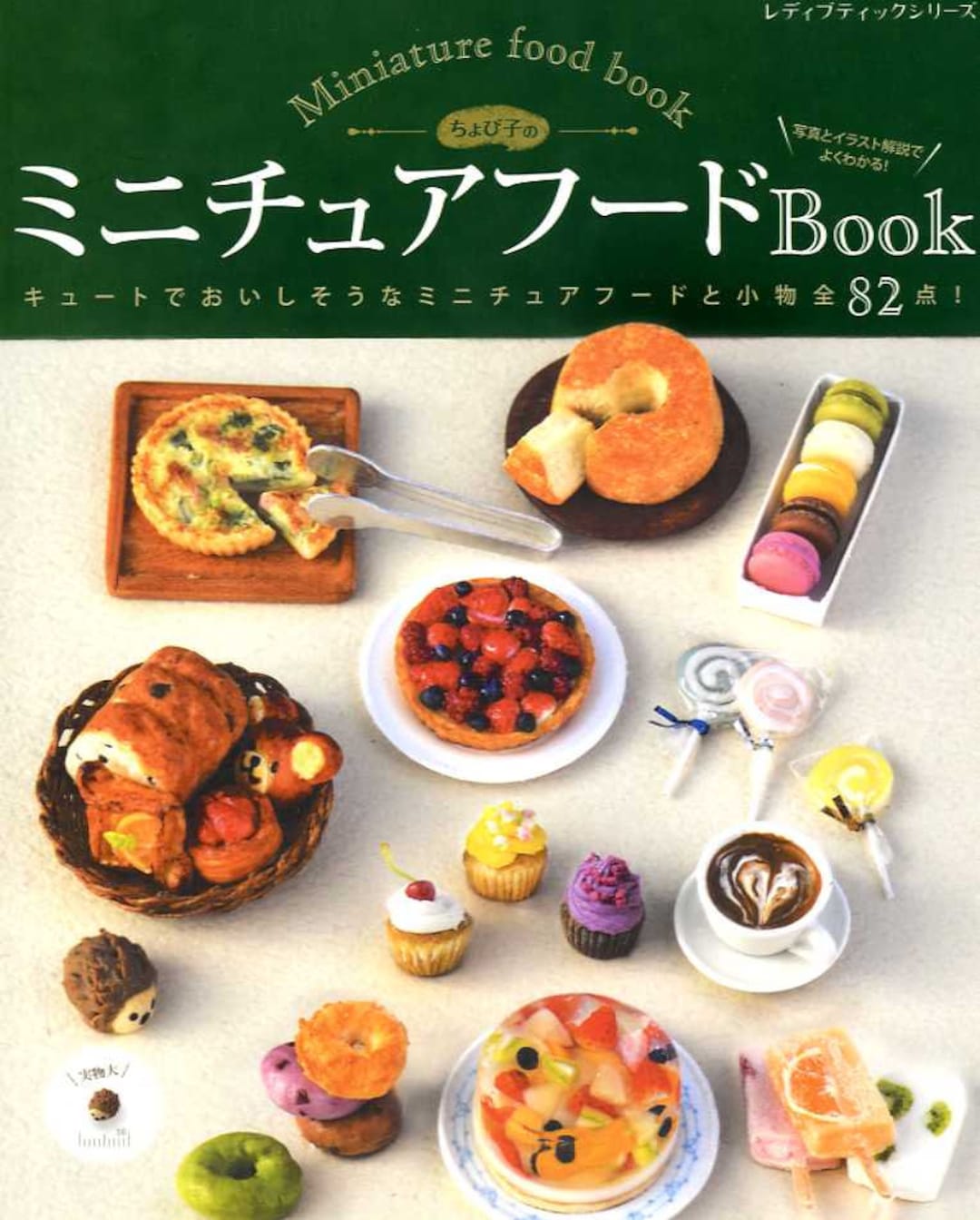 Polymer Clay Miniature Food Book- Japanese Craft Book - Etsy