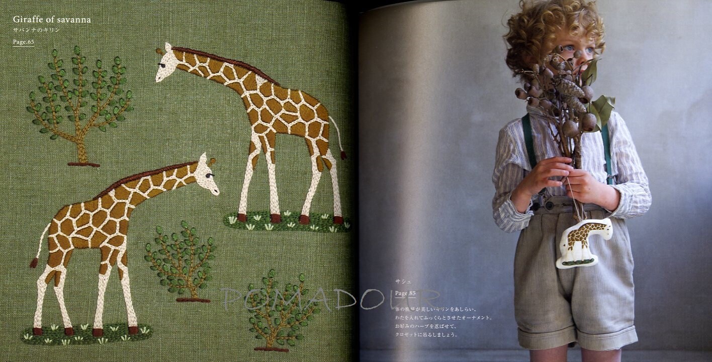 Yumiko Higuchi's Animal Embroidery Book Japanese Craft - Etsy UK