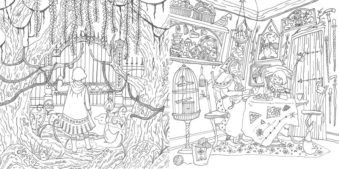 Eriy's Romantic Country Coloring Book Second Tale - Etsy