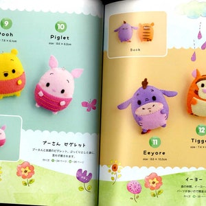 Disney Ufufy Felt CHARACTER MASCOTS Japanese Craft Book - Etsy