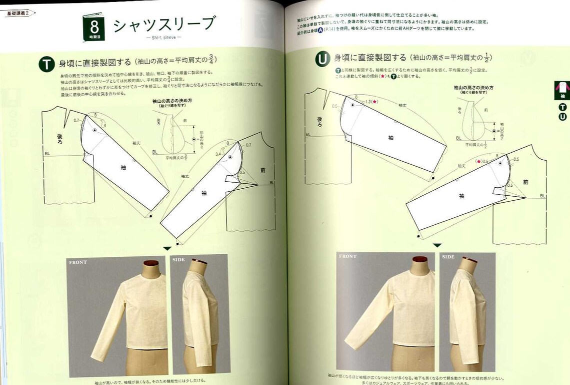 Bunka Fashion School Tops Pattern Lesson Japanese Craft | Etsy