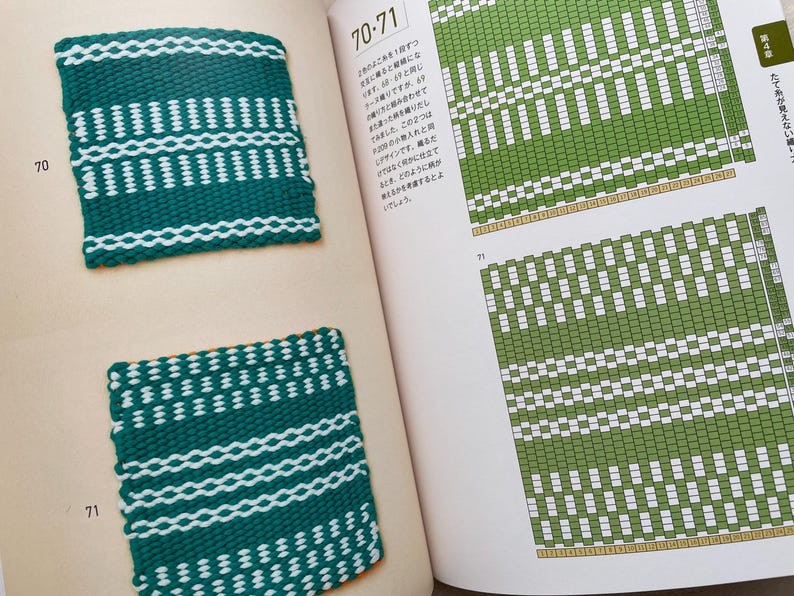 200 Patterns for Handweaving - Japanese Craft Book - Etsy