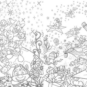 Disney's Gorgeous Coloring Lesson Book Japanese Coloring - Etsy