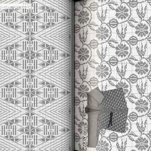 Traditional Kogin Embroidery Designs 118 Book Japanese Craft - Etsy