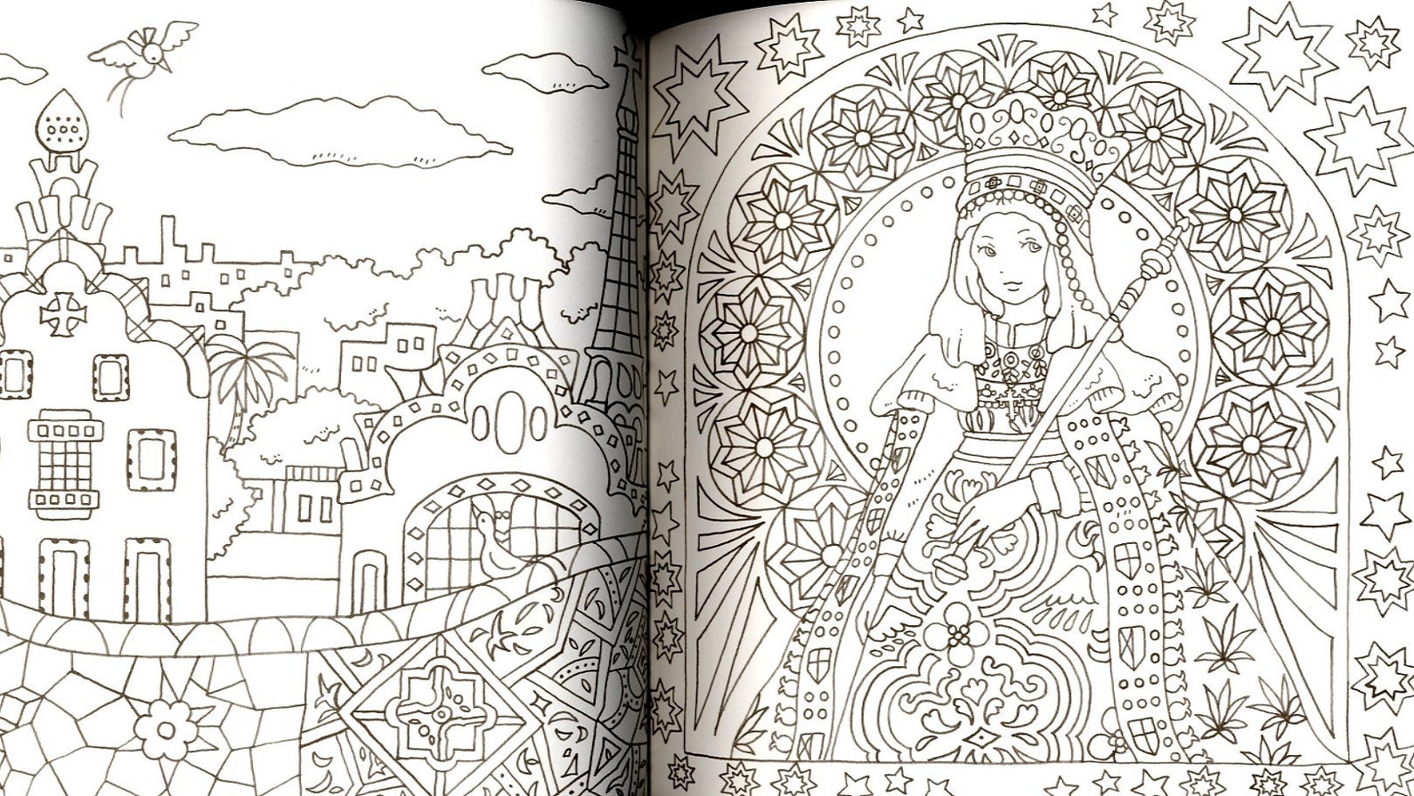 Eriy's World Heritage Coloring Book Japanese Coloring | Etsy