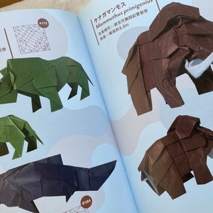 Extinct Species and Dinosaurs Made With Origami - Japanese Craft Book ...
