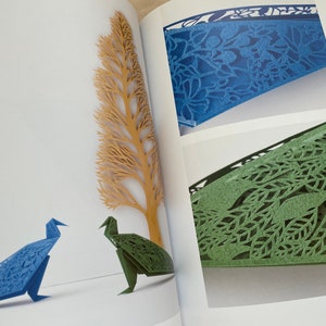 3D Paper Cutting Kirigami Arts Floral Designs - Japanese Craft Book - Etsy