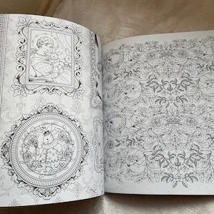 Coloring Book of Secret Dream Story Fairy Tale Like Coloring Book ...