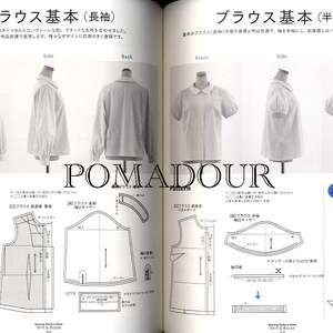 Sewing Pattern Book Shirt and Blouse Japanese Craft Pattern Book - Etsy