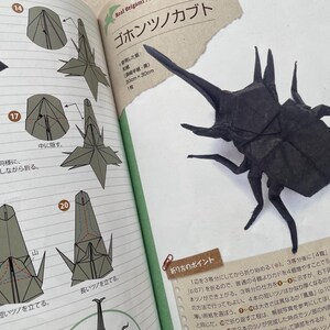 Real Origami Flying Creatures - Japanese Craft Book - Etsy