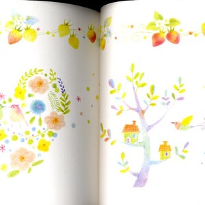 How to Draw 12 Months Pretty Motifs and Flowers With Colored | Etsy