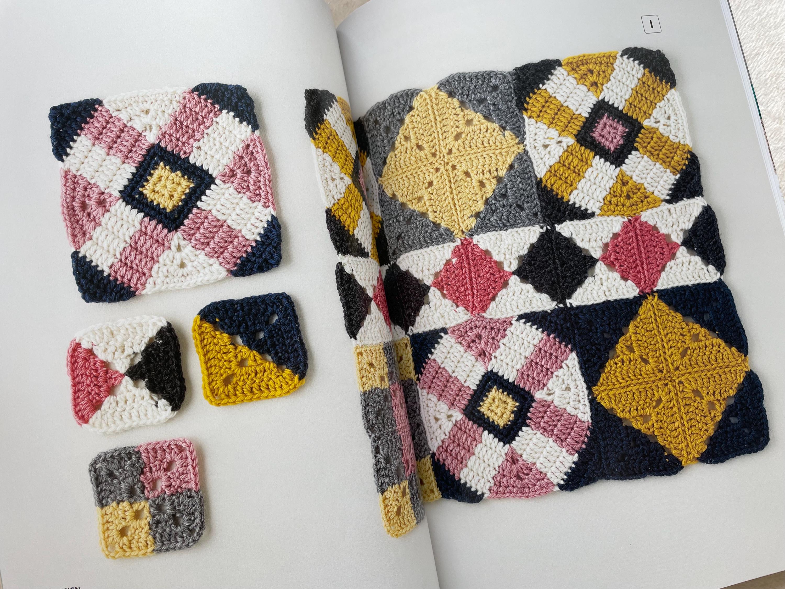 Geometric Crochet Design Book With Triangle, Square and Round Motifs ...