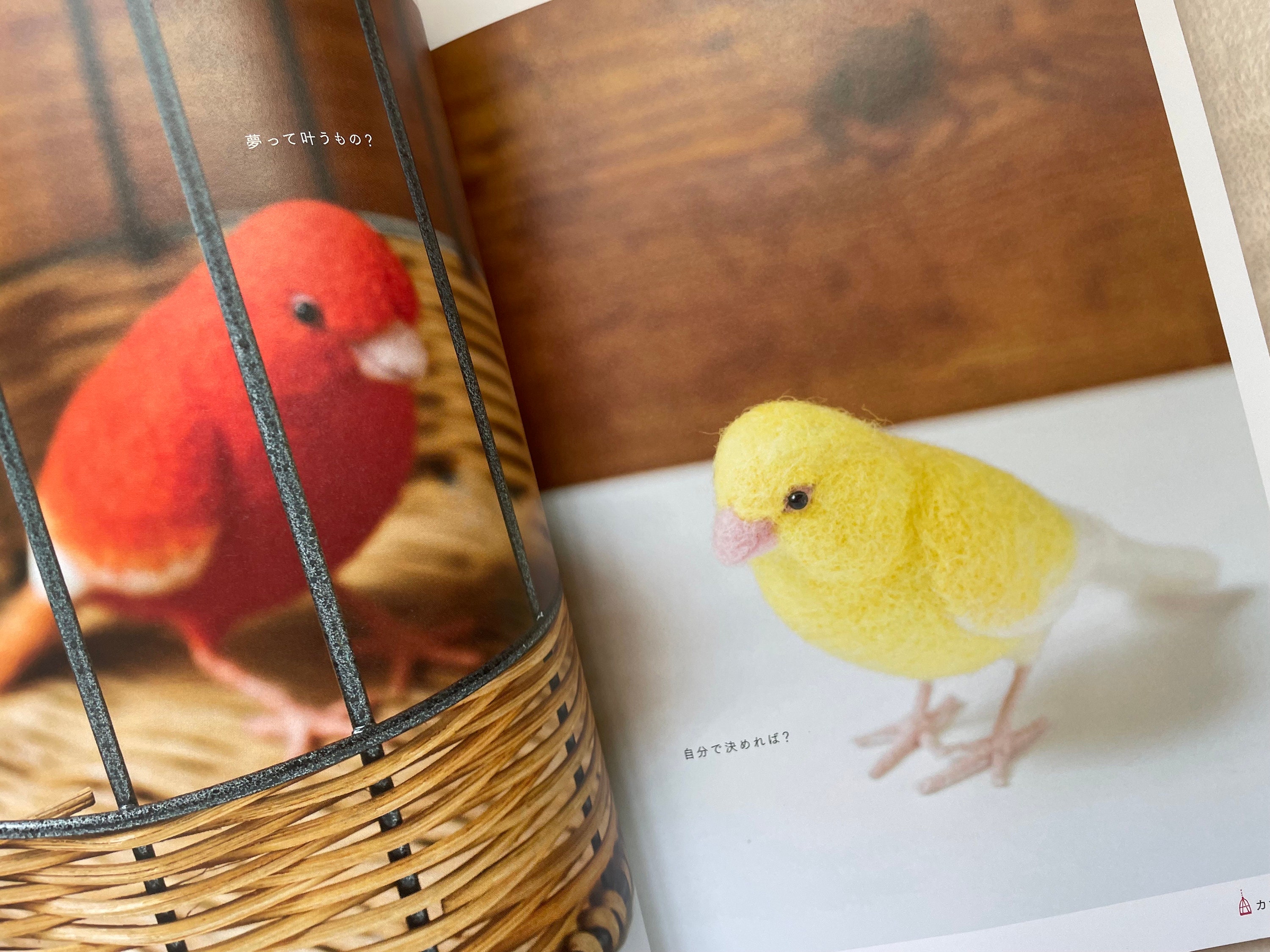 NEEDLE FELT Wool Cute and Realistic Birds - Japanese Craft Book - Etsy