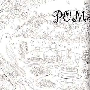 Flowers and Pathways Around the World Japanese Coloring Book - Etsy