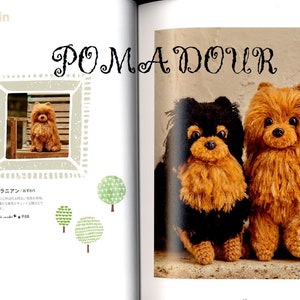 Cute Dog Crochet Amigurumi Japanese Craft Pattern Book | Etsy
