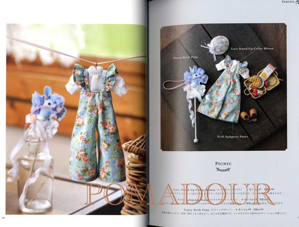 Doll Outfit Style Japanese Craft Book - Etsy