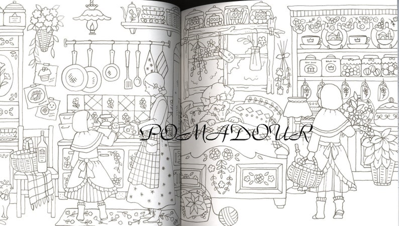 Eriy's World Fairy Tales and Beyond Coloring Book - Etsy