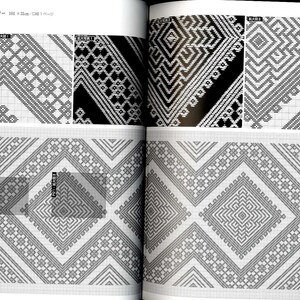 Traditional Kogin Embroidery Designs Book Japanese Craft - Etsy