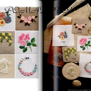 Botanical Embroidery Designs Japanese Craft Book - Etsy