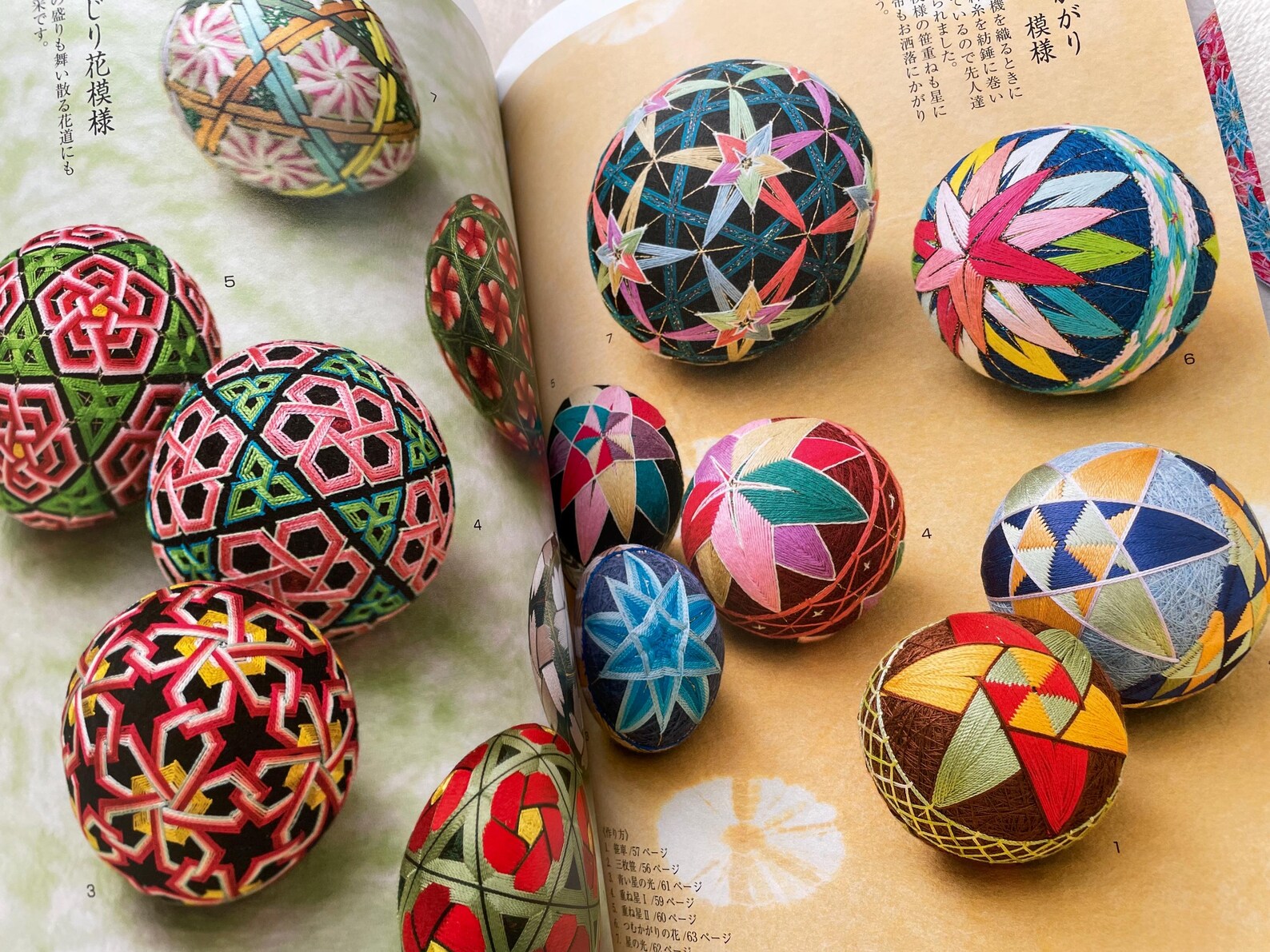 Kaga Thimbles and Flower Temari Designs - Japanese Craft Book - Etsy