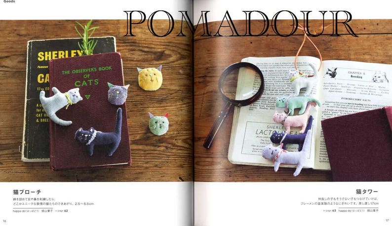 Easy Cute Cat Applique Japanese Craft Book | Etsy