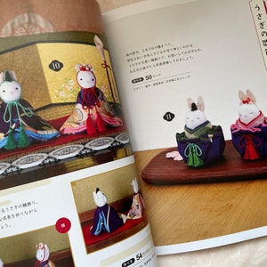 Chirimen Rabbits That Brings Happiness - Japanese Craft Book - Etsy