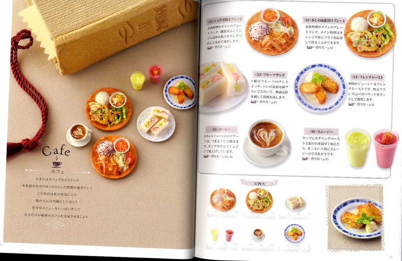 Polymer Clay Miniature Food Book Japanese Craft Book | Etsy