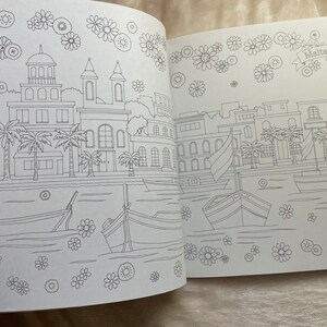 Island Flowers and Pathways Around the World - Japanese Coloring Book ...