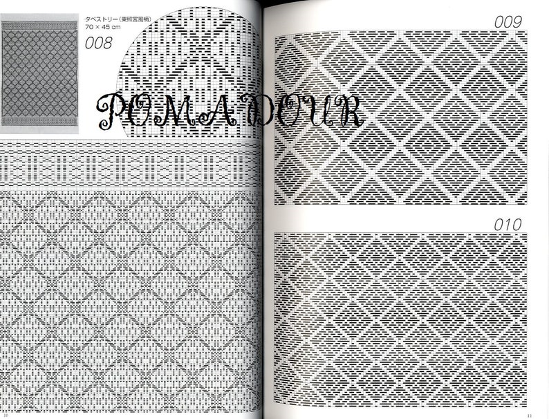 Traditional Kogin Embroidery Designs 205 Book Japanese Craft | Etsy