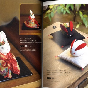 Chirimen Rabbits That Brings Happiness Japanese Craft Book - Etsy