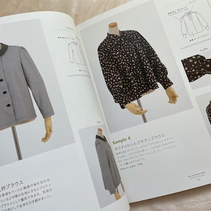 Sewing Pattern Book Shirt and Blouse - Japanese Craft Pattern Book - Etsy
