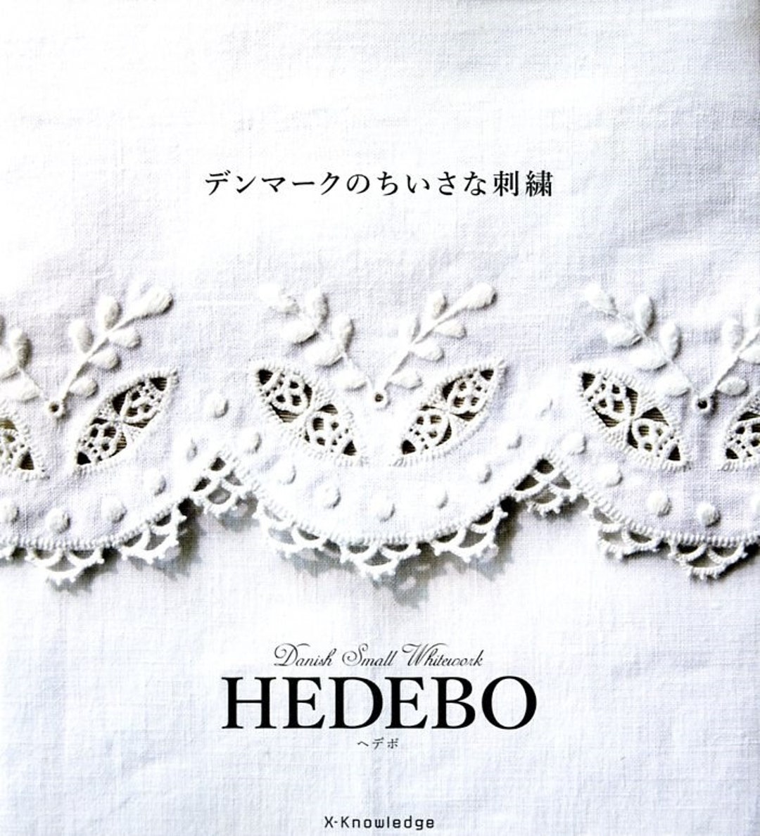 Danish Small White Work Hedebo Traditional Denmark Embroidery - Etsy