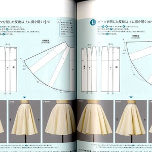 Bunka Fashion School Skirt Pattern Lesson Japanese Craft - Etsy