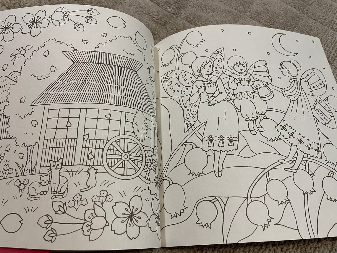 Eriy's World Legends Magics and Fairies Coloring Book - Etsy