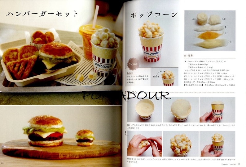 Needle Felting Felt Wool Sweets and Foods With Step by Step - Etsy