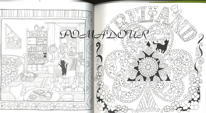 Around the World Trip Coloring Book A Fairy Tale World - Etsy