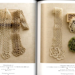 Tatting Lace Accessories Japanese Craft Book - Etsy