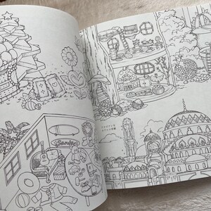 Wonderful Houses in an Imaginary World Coloring Book - Japanese Craft ...