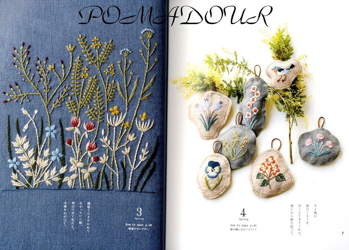 Alice Makabe Wildlife Embroidery Story Japanese Craft Book | Etsy UK