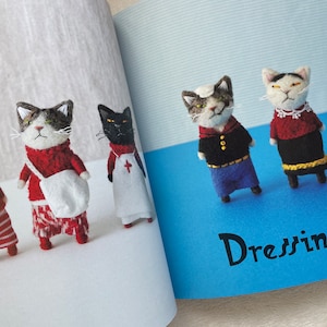 FELT Wool Small Cat - Japanese Craft Book - Etsy