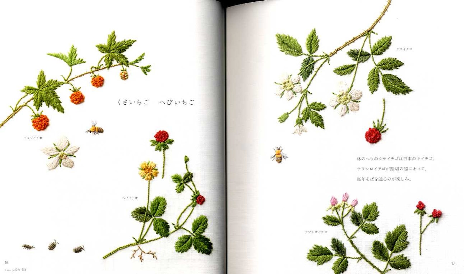 Kazuko Aoki Embroidered Wild Flowers Japanese Craft Book - Etsy