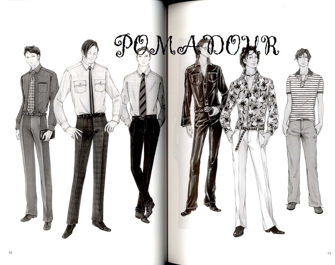 Mens Clothes Body Shape Shirts Pants Bunka Fashion Series | Etsy